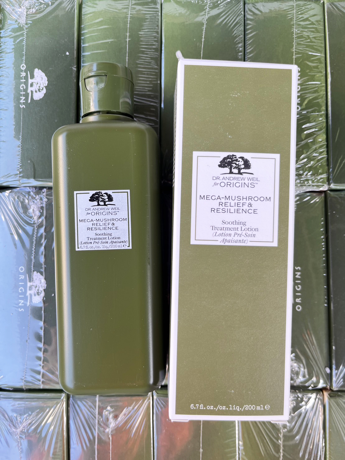 Origins Mega-Mushroom Relief & Resilience Soothing Treatment Lotion 200ml.