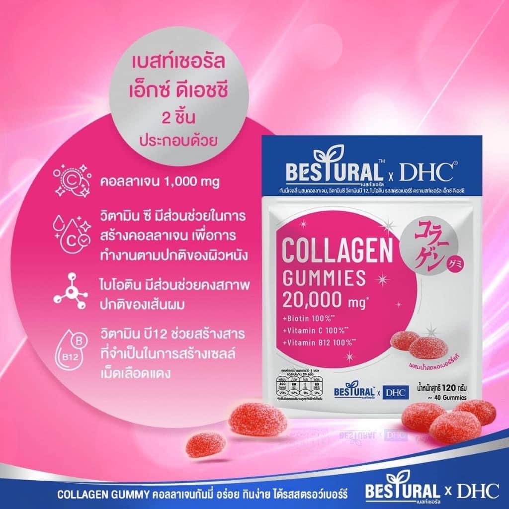 DHC X Bestural Collagen Gummy 20 days (40Gummies)